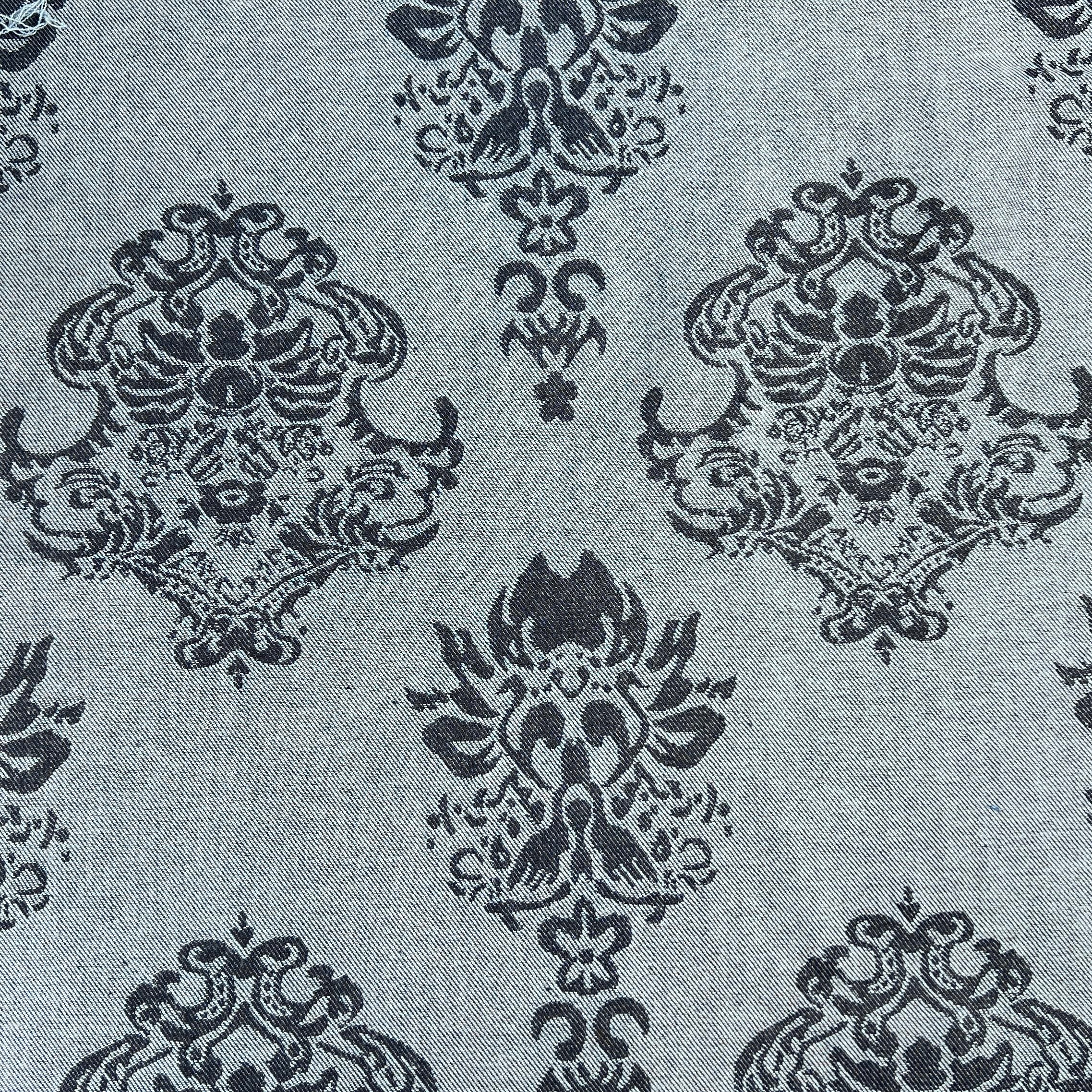 Jacquard Stretch Denim - Floral Demask - Shop by the Yard — Nick Of ...