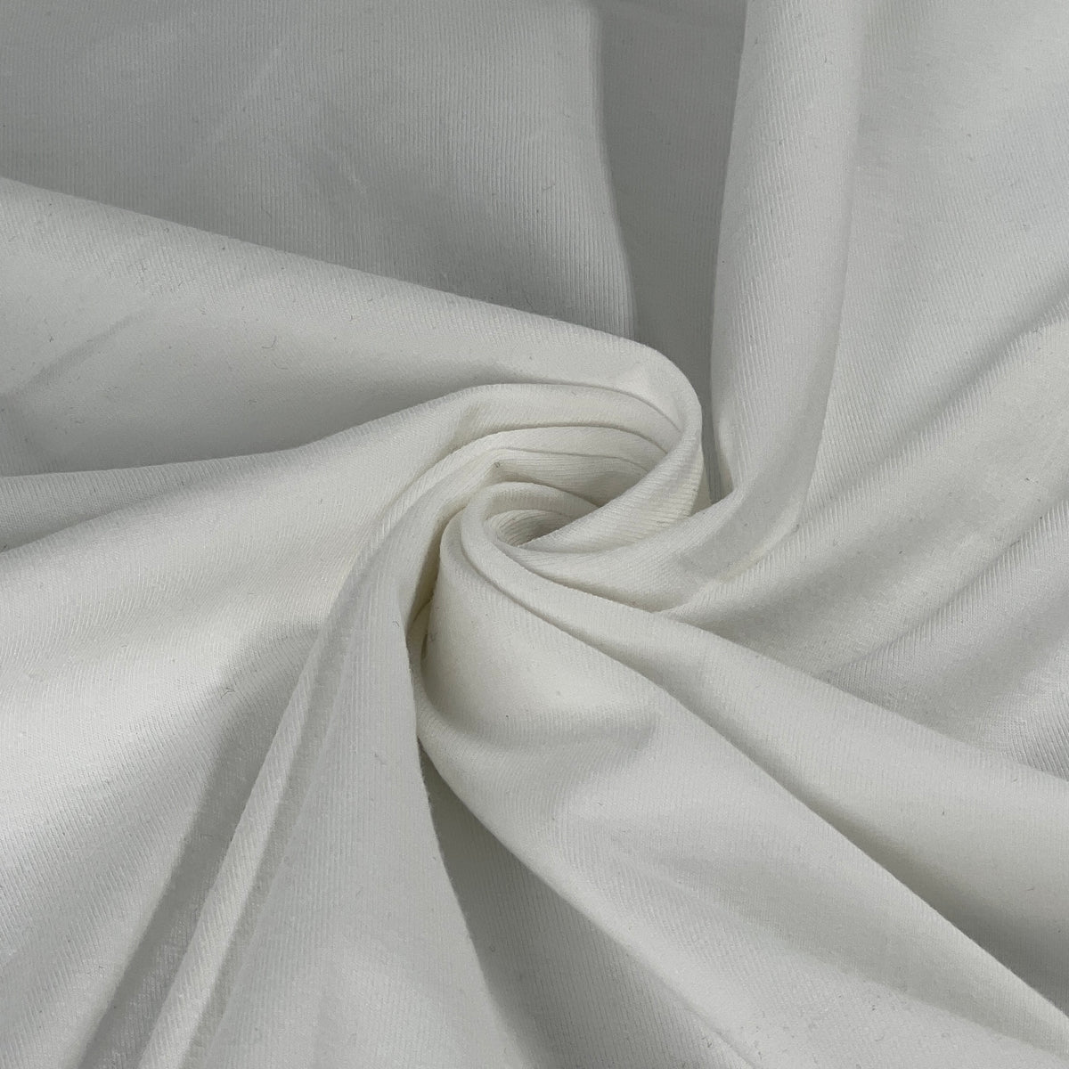 PFD White Jersey Knit - 12 Ounce Cotton/Spandex | 25-YARD LOT — Nick Of ...