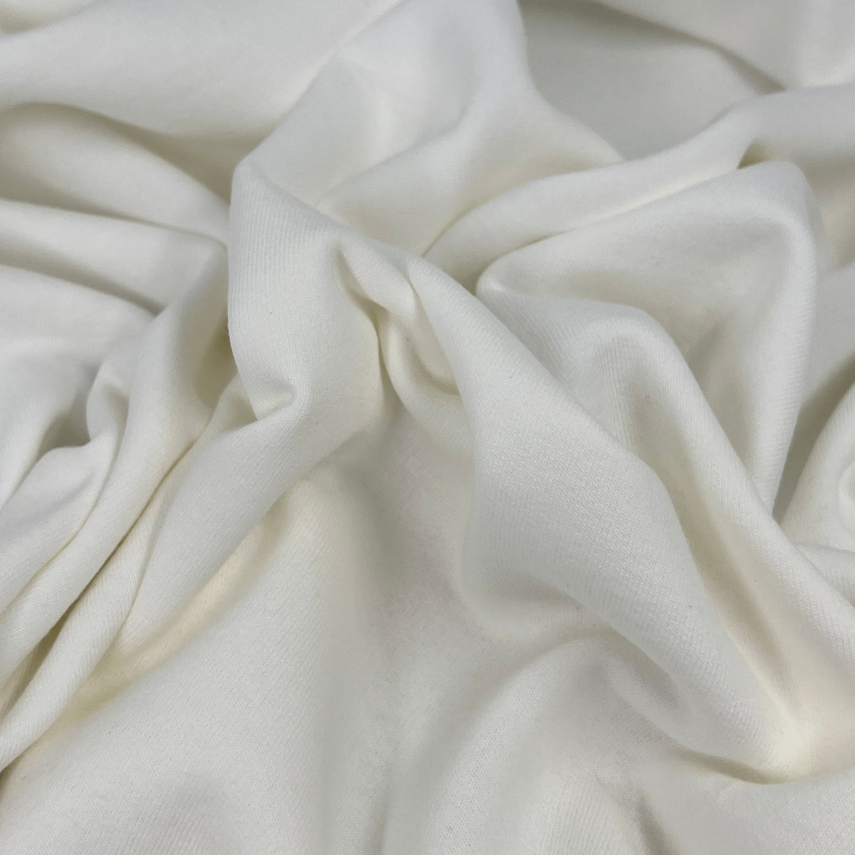 Ring-Spun Cotton/Polyester Sweatshirt Fleece Fabric - PFP Bleach - Made ...