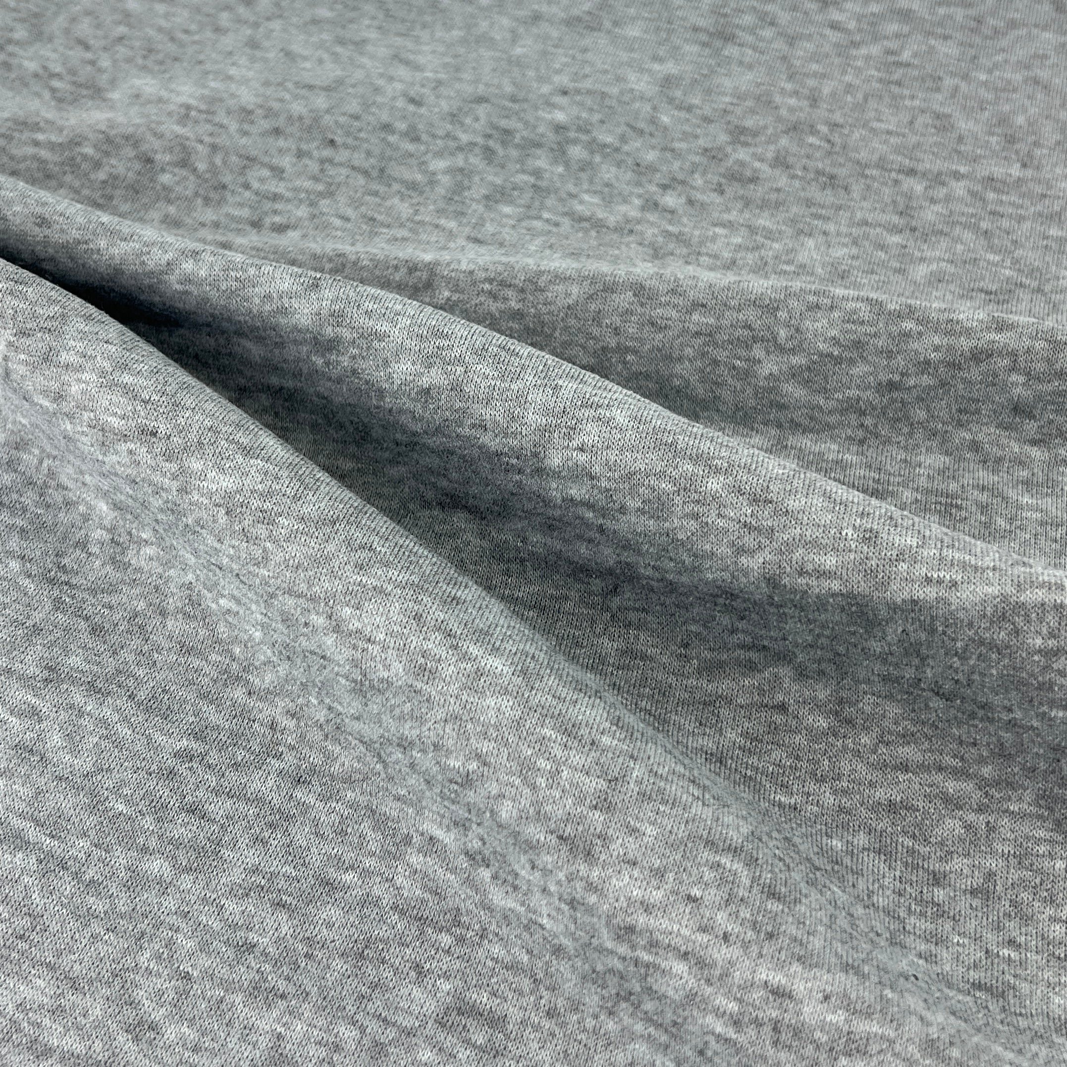 Sweatshirt Fleece - 230 Gram Polyester/Cotton Fabric - Heather Grey ...