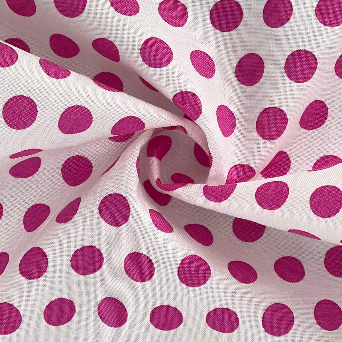 Hot Pink | Dot Print Cotton Woven (by Timeless Treasure) - SKU 7373A ...