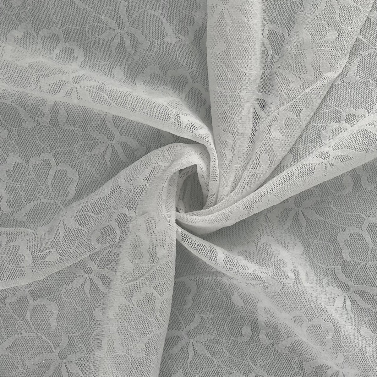 Mesh Lace - White | 7316K — Nick Of Time Textiles